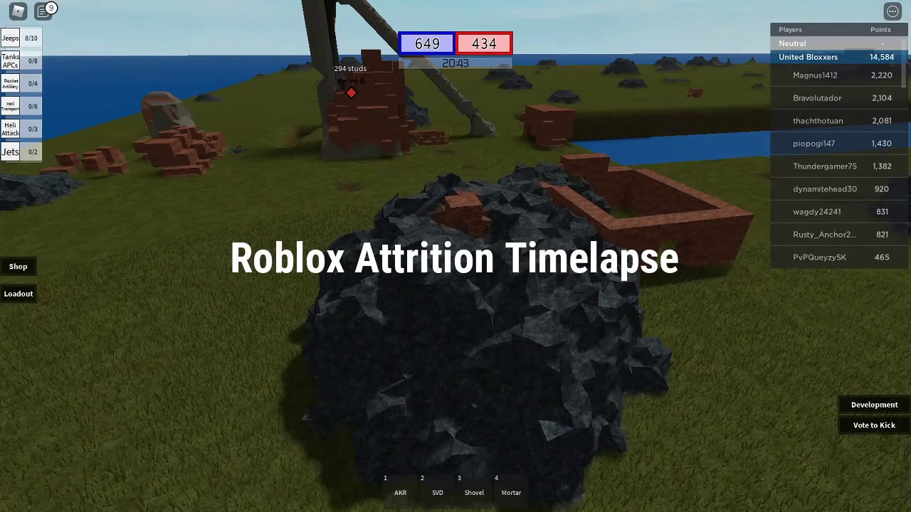 Roblox Attrition Timelapse - YouTube