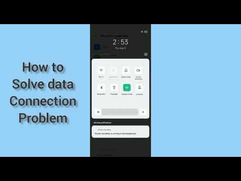 How To Solve Data Connection Problem On Any Android - YouTube