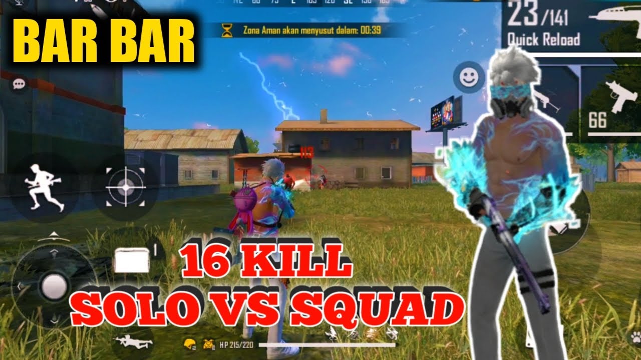SOLO VS SQUAD PAKE SEET BAR BAR GWM 17!! AUTO KILL BANYAK!! - YouTube
