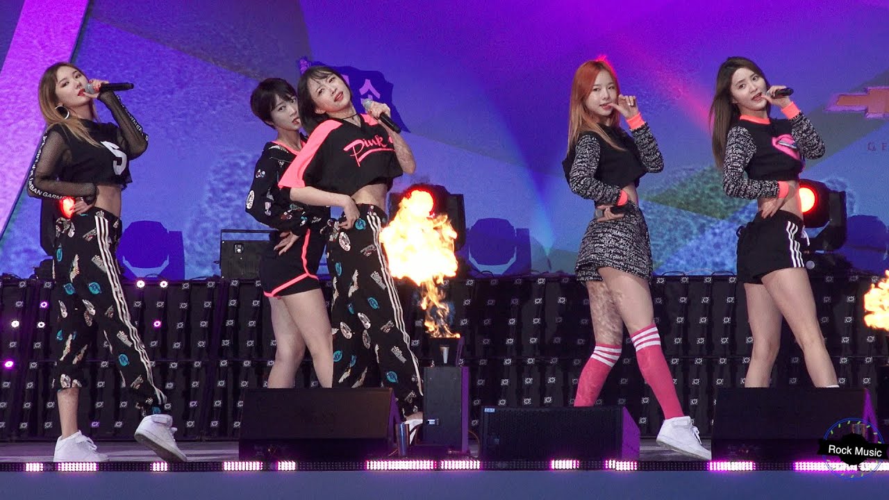이엑스아이디 EXID[4K 직캠]핫핑크 HOT PINK@20160514 Rock Music - YouTube