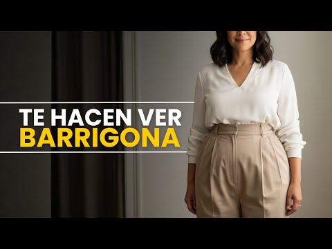 Pantalones Que Siempre Hacen Que El Vientre Se Vea Más Grande.