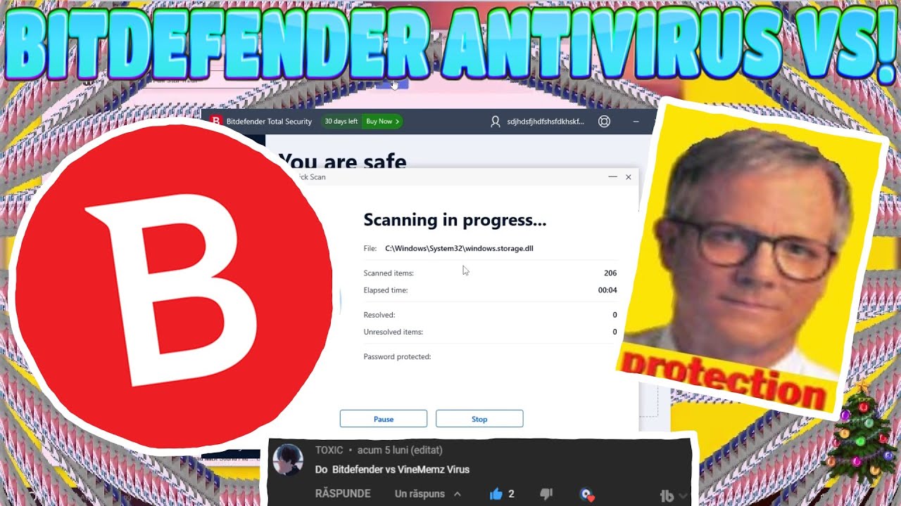 BitDefender Antivirus VS VineMEMZ Virus! - YouTube
