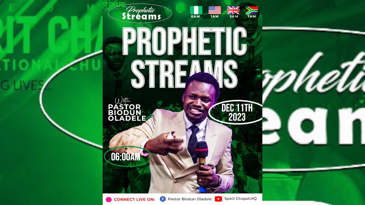BLESSING RELEASE || DAY 7 || PROPHETIC STREAMS || DECEMBER 8TH - YouTube