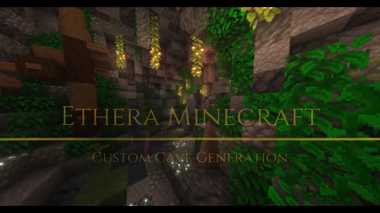 Ethera Minecraft Cave Generation - YouTube