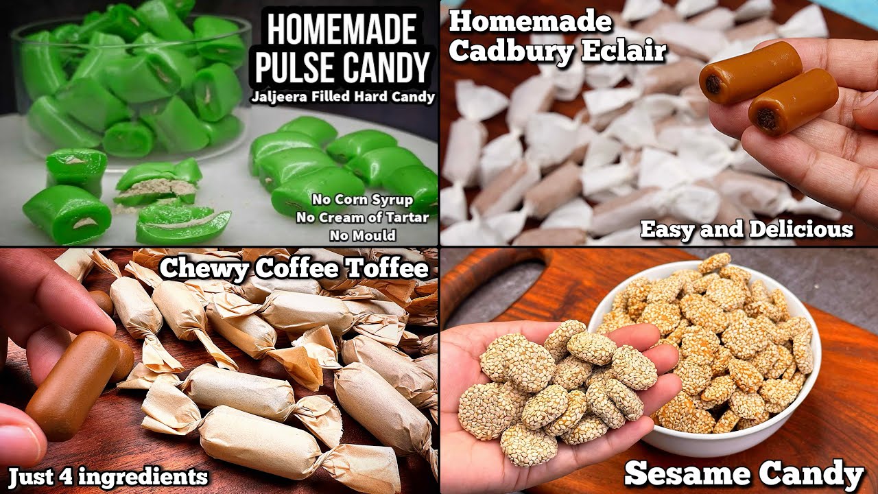 4 Ultimate Homemade Candy Recipes : Pulse Candy, Cadbury Eclairs ...