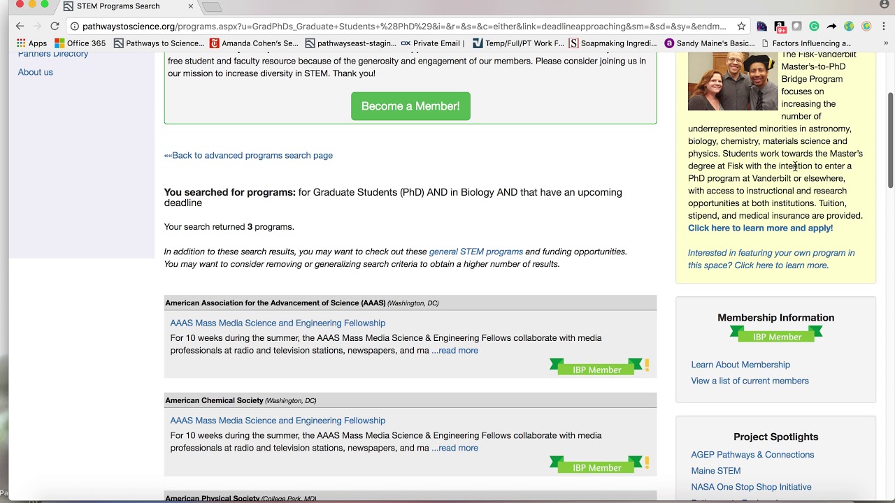 How to Use the Pathways Advanced Search Page - YouTube