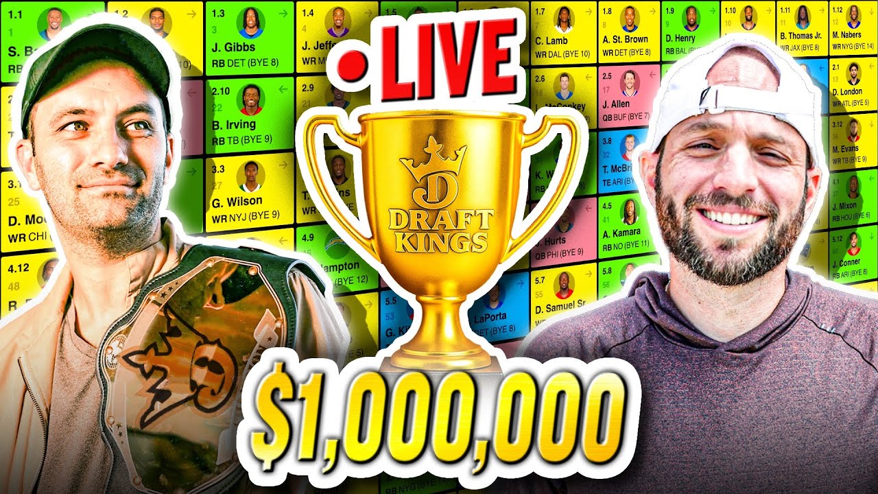 $555 Fantasy Football Draft for $1,000,000 (w/ Adam Levitan) - YouTube