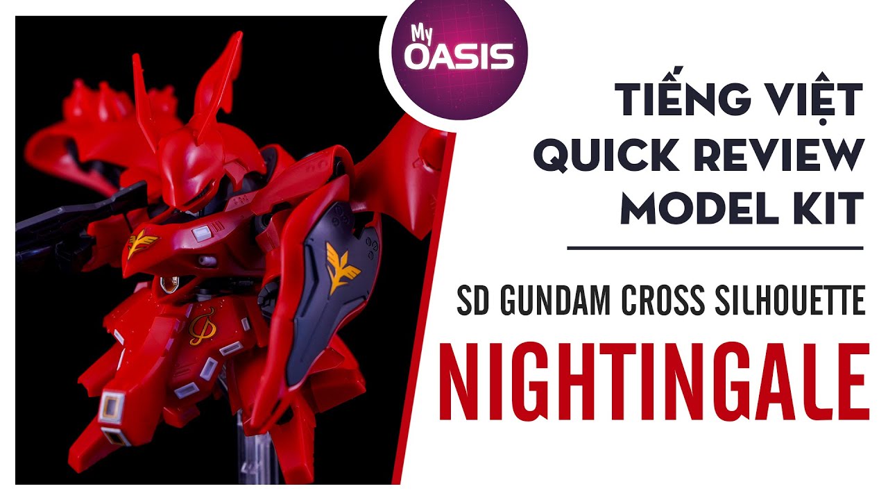 Quick Review | NIGHTINGALE (SD GUNDAM CROSS SILHOUETTE) - YouTube