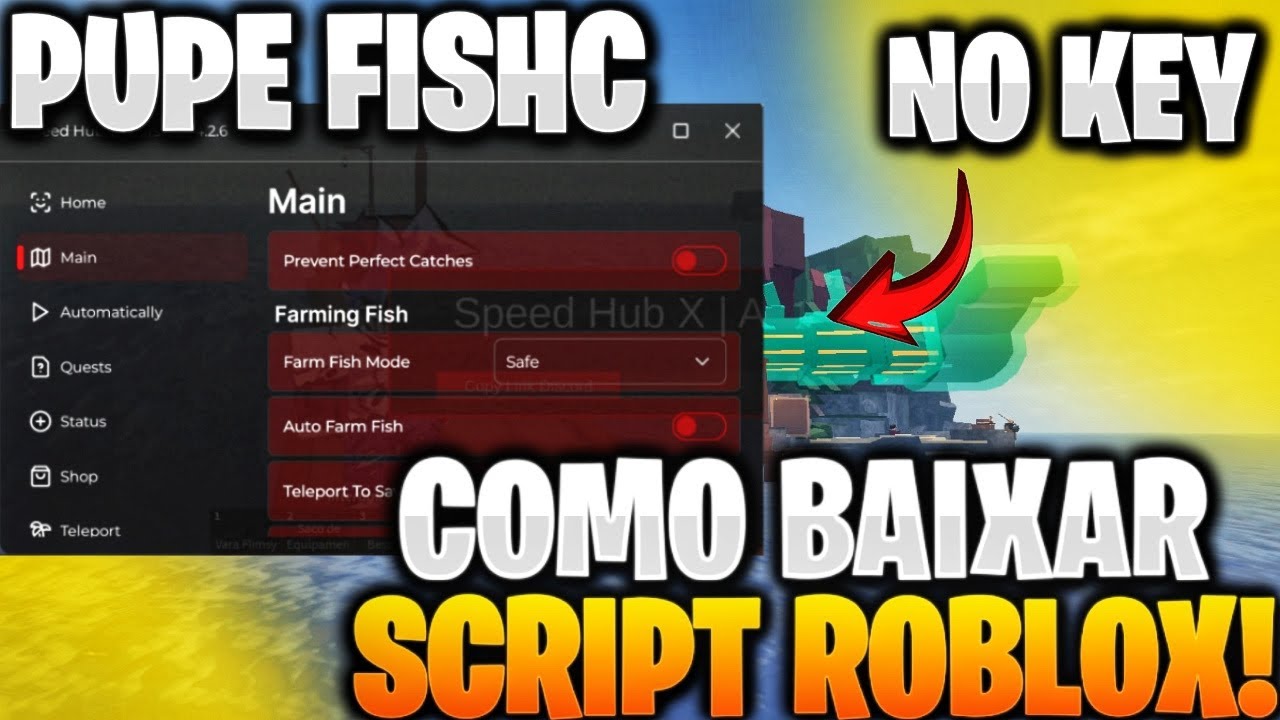 Como Baixar e Colocar SCRIPT no Fisch (CELULAR/MOBILE) | Instalar ...