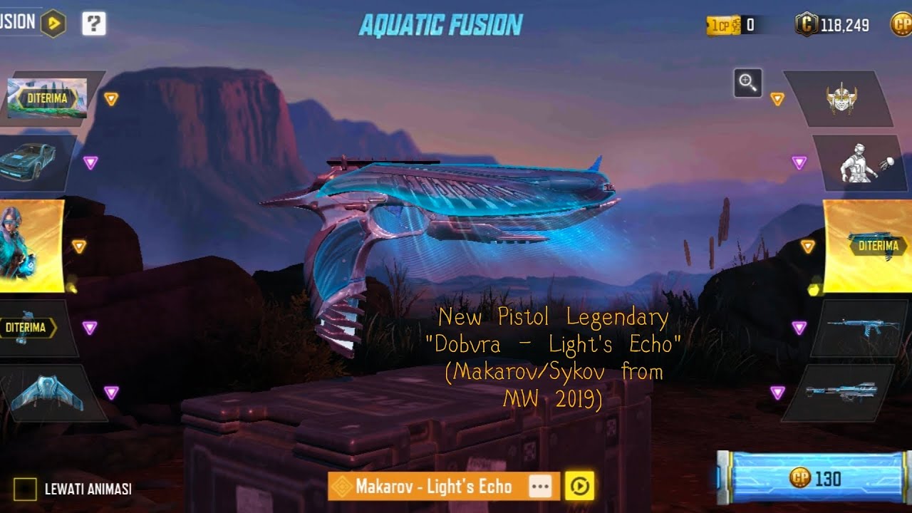 New Pistol Legendary "Dobvra - Light's Echo" (Makarov/Sykov from MW ...