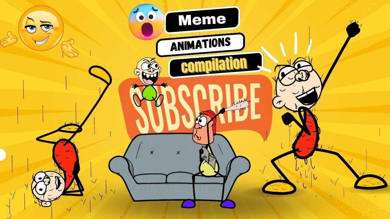 Meme Animation Compilation! meme #animation to make you laugh😁#cartoon ...