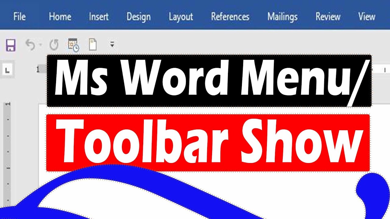 Ms word page Menu bar, Tittle bar, ruler bar, status bar show - YouTube