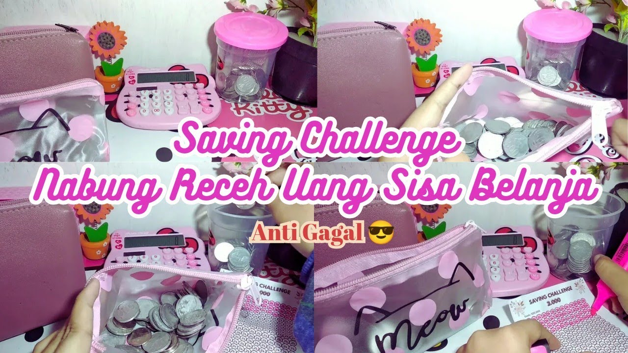 Saving Challenge | Nabung Uang Koin Anti Gagal 😎 - YouTube