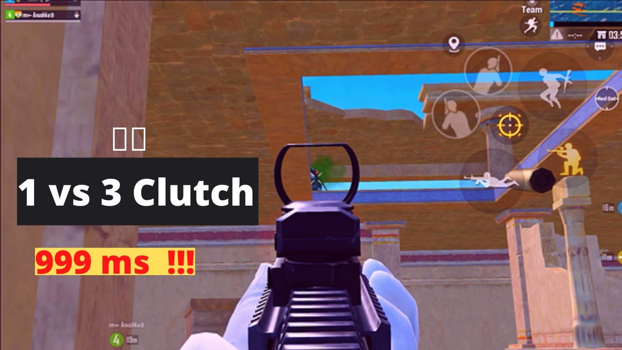 1 Vs 3 Clutch in 999 ms ping 🤯 !! - Rishav 2.O - YouTube