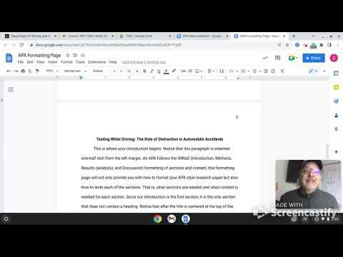 How to Write & Format the APA Abstract Page - YouTube
