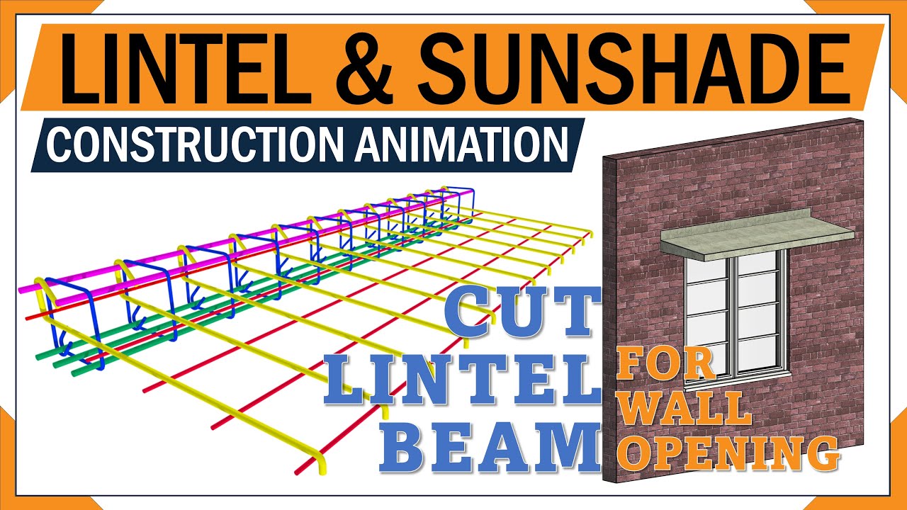 Why do we provide Lintel beam?? | Lintel beam, slab & sunshade ...
