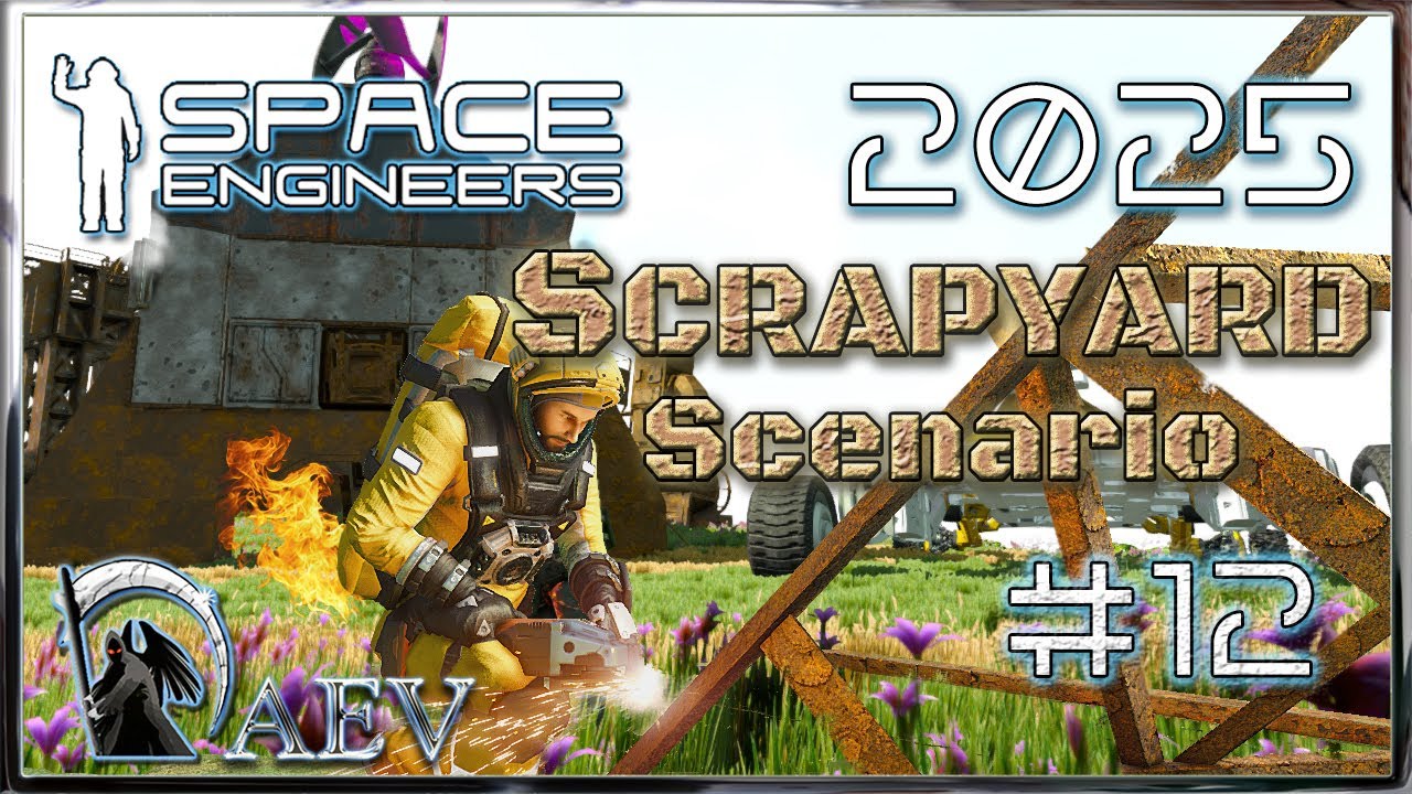 Space Engineers🪐 №12 Scrapyard 2025 🚧Сценарий Свалка! Не 13, но блин ...