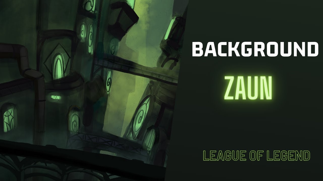 Back Ground Concept Art // Zaun // #speeddrawing #arcane #digitalart ...