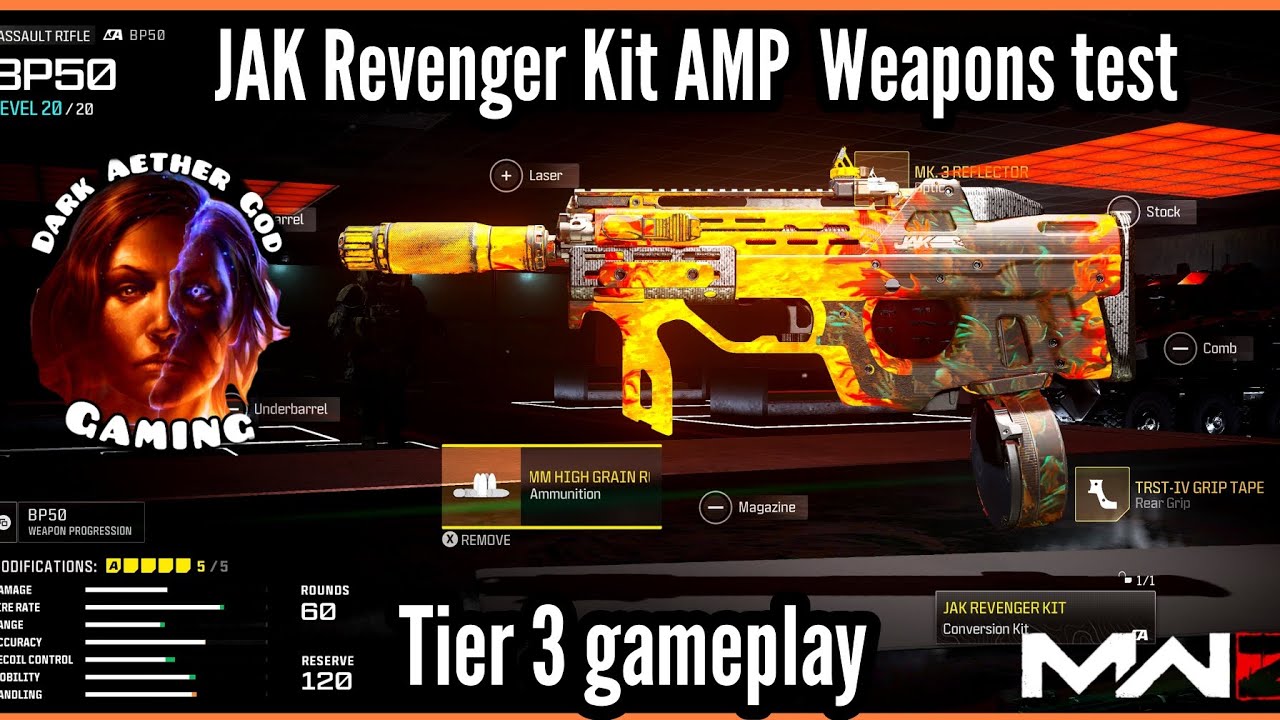 MWZ| The NEW zombie slayer??...JAK Revenger Kit AMP tier 3 test!! - YouTube