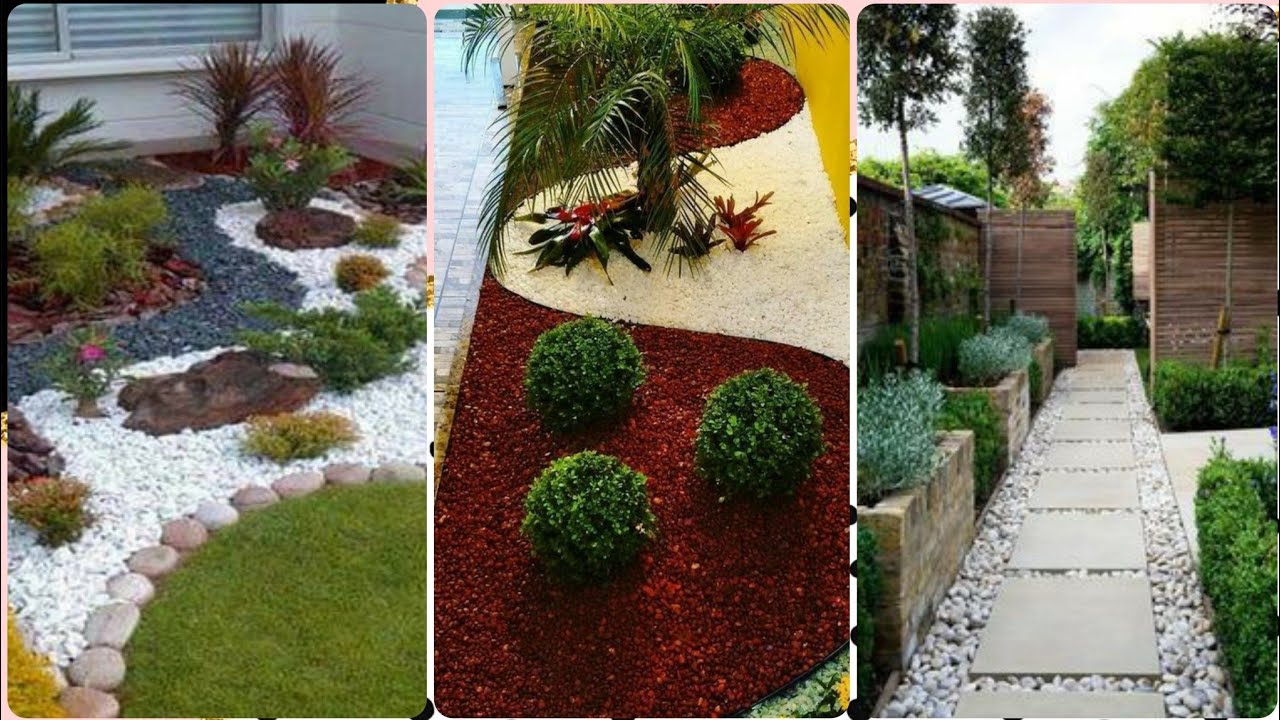 BRILLIANT AND UNIQUE ROCKS LANDSCAPING FOR GARDEN - YouTube