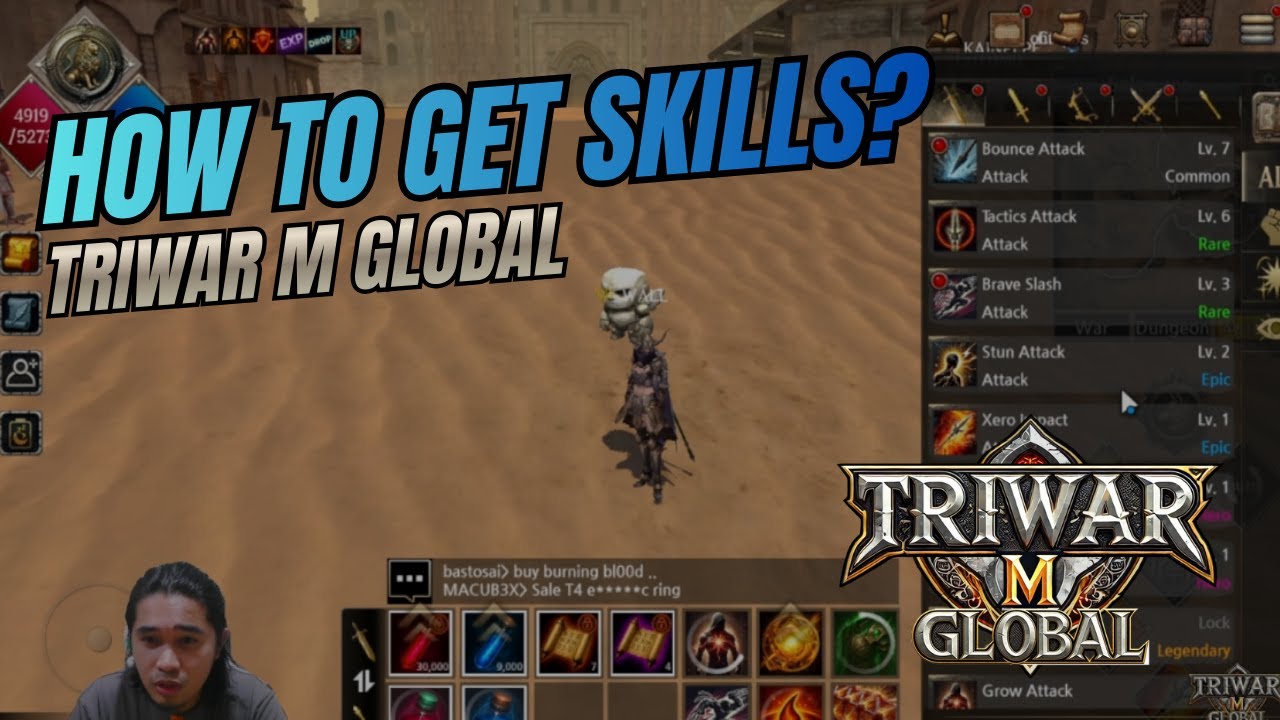 How to Acquire and learn SKILLS in TriwarM? | Newbie Guide - YouTube