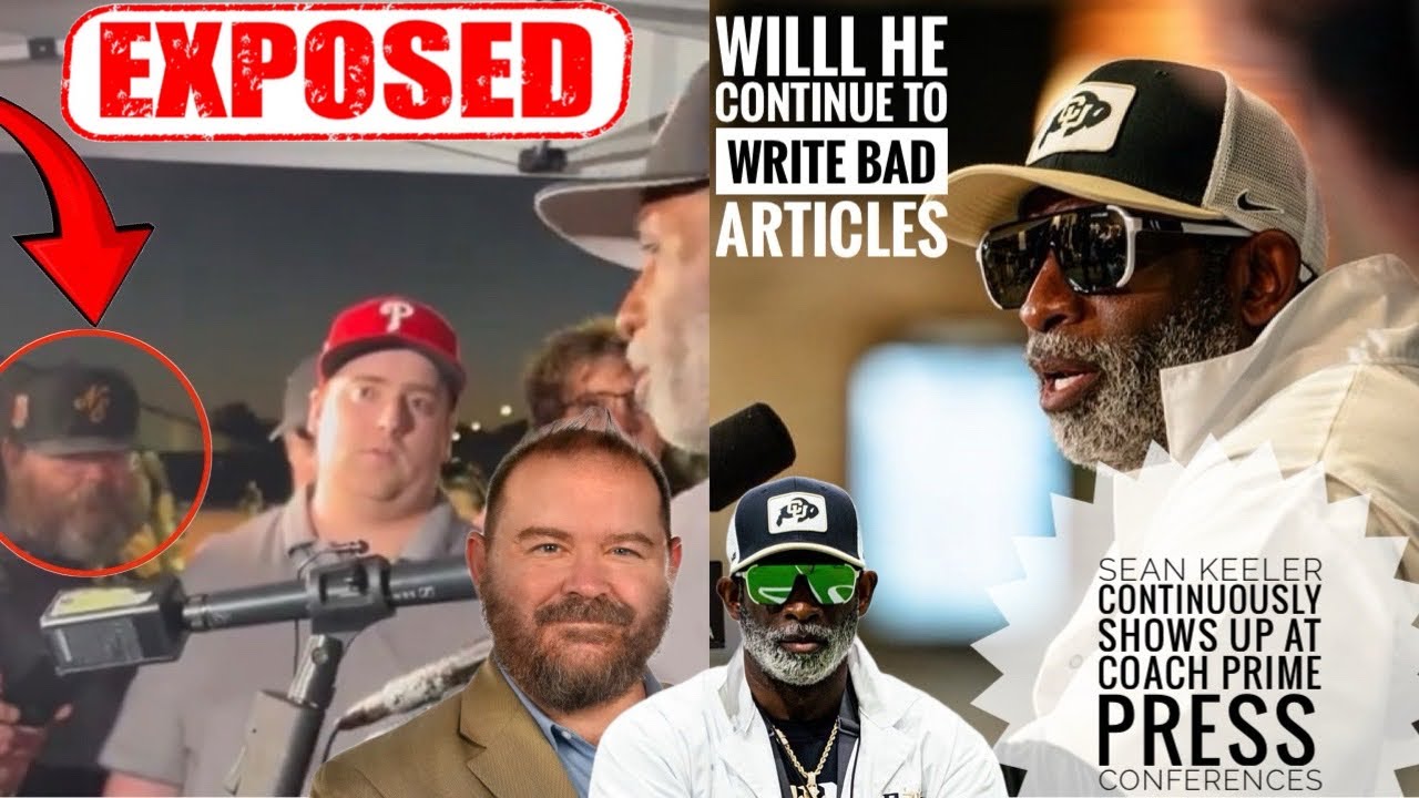 Sean Keeler EMBARRASSINGLY Shows Up At Coach Prime PRESS After Off ...