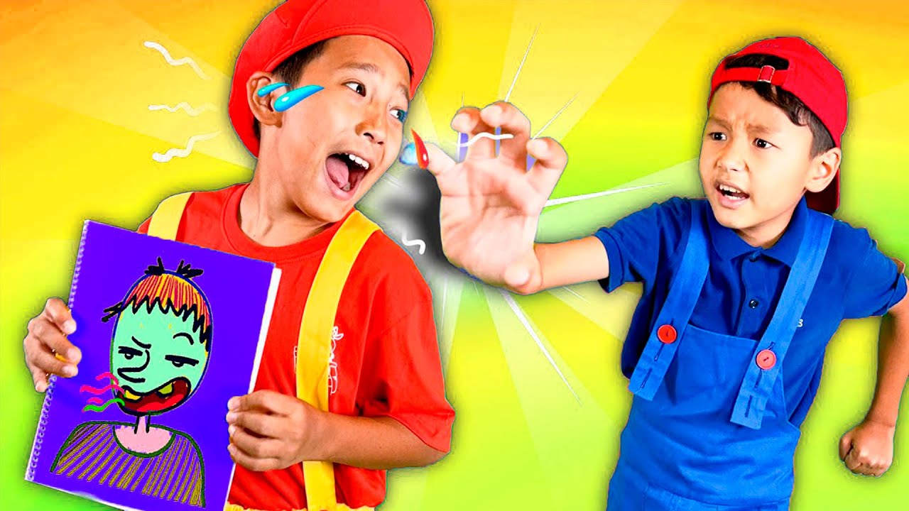 Funny Drawing Pencil Song | Kids Songs & Nursery Rhymes by Nomad Kids ...