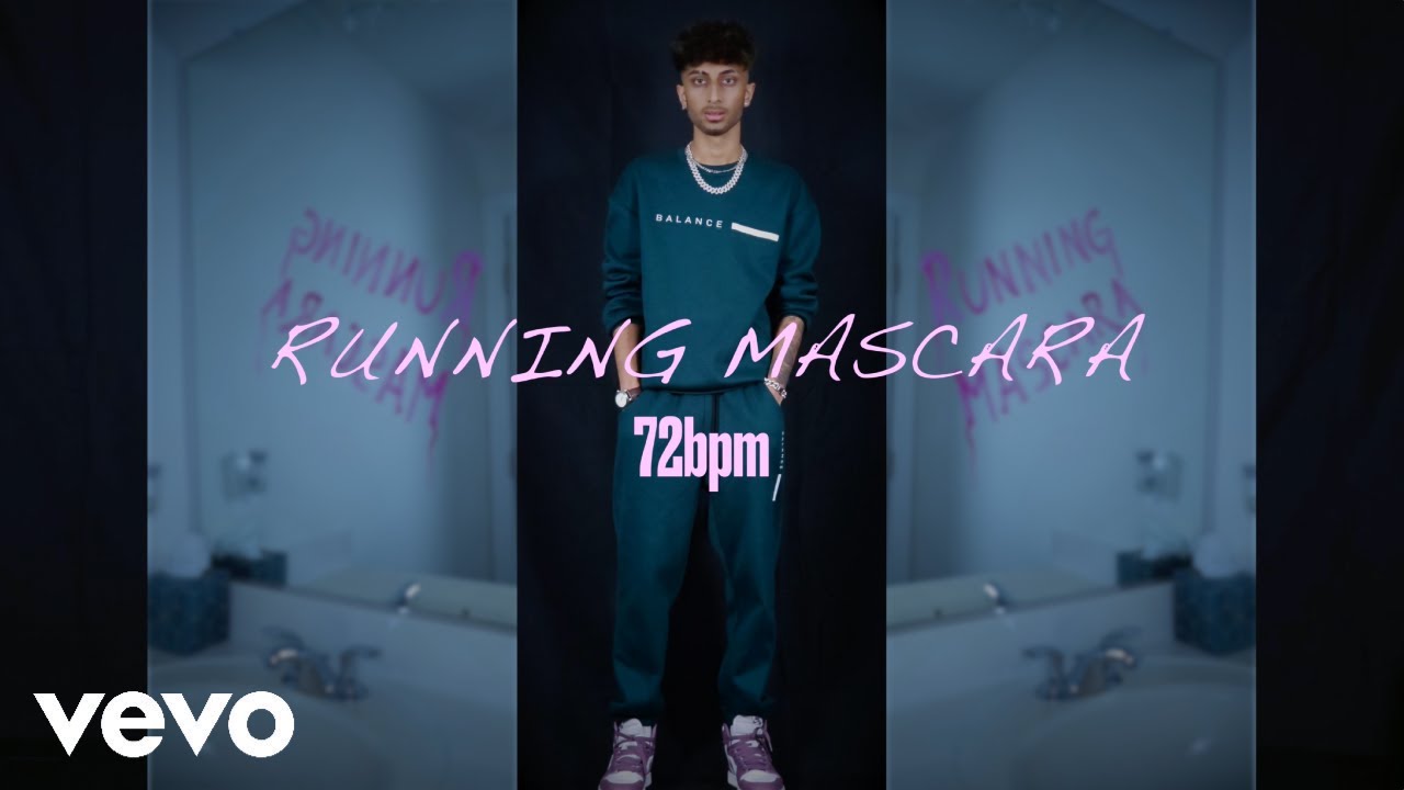 72bpm - RUNNING MASCARA (official visualizer) - YouTube