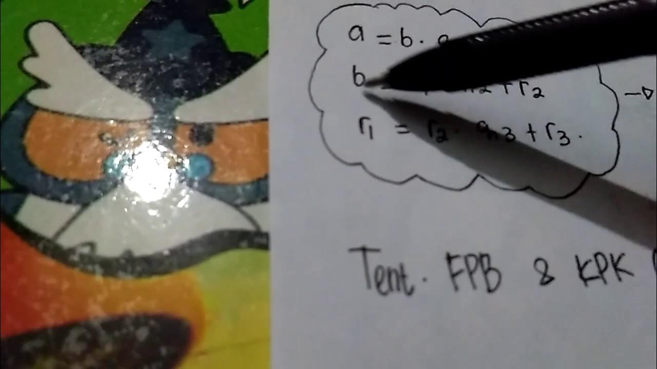 Mencari FPB dan KPK menggunakan Algoritma Euclid - YouTube