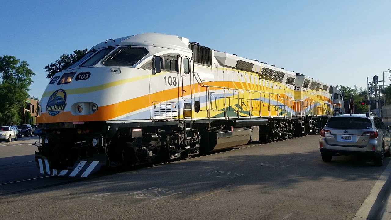 Sunrail's Historic Rail Train Part 1: Two CFRC Motors Pull The Herzog ...