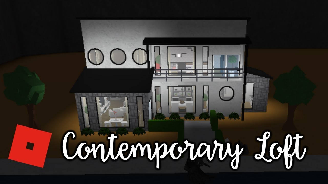 Welcome to Bloxburg: Contemporary Loft | Speed Build - YouTube