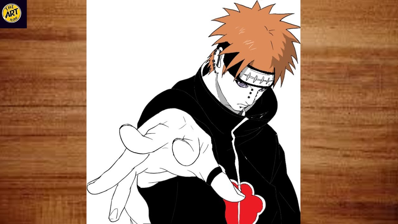 How to Draw Pain From Naruto | How to Draw anime step by step | Easy ...