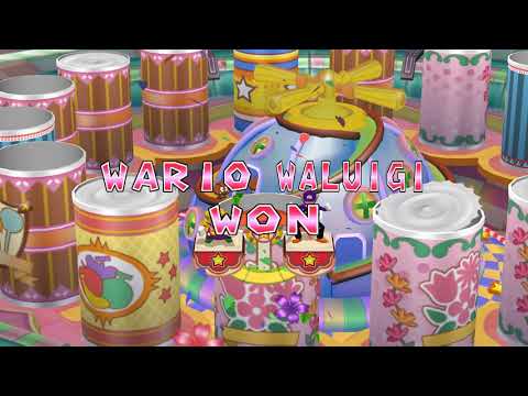 Mario Party 5 minigame: Mario Can-Can 4 player 60fps - YouTube