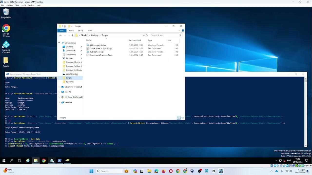 49 PowerShell Scripting For Everyday Active Directory Administrative Tasks - YouTube