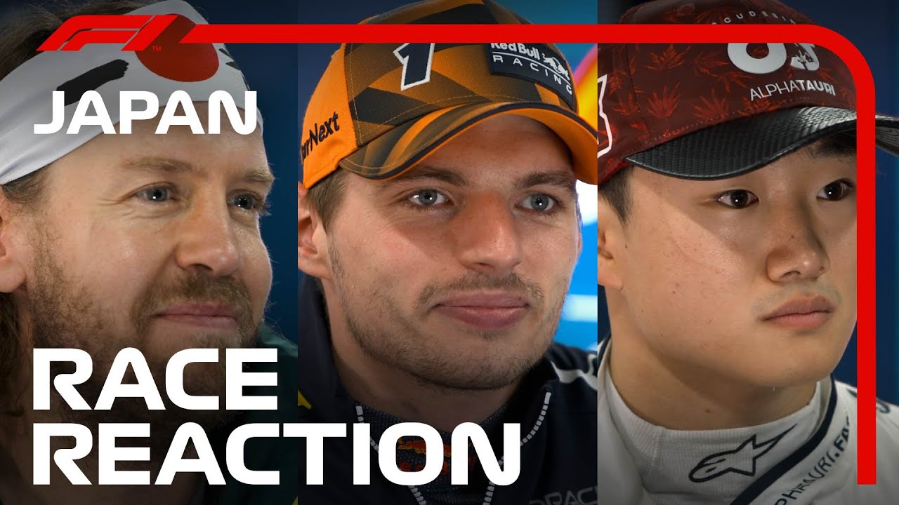 Drivers React After Championship-Winning Race! | 2022 Japanese Grand ...