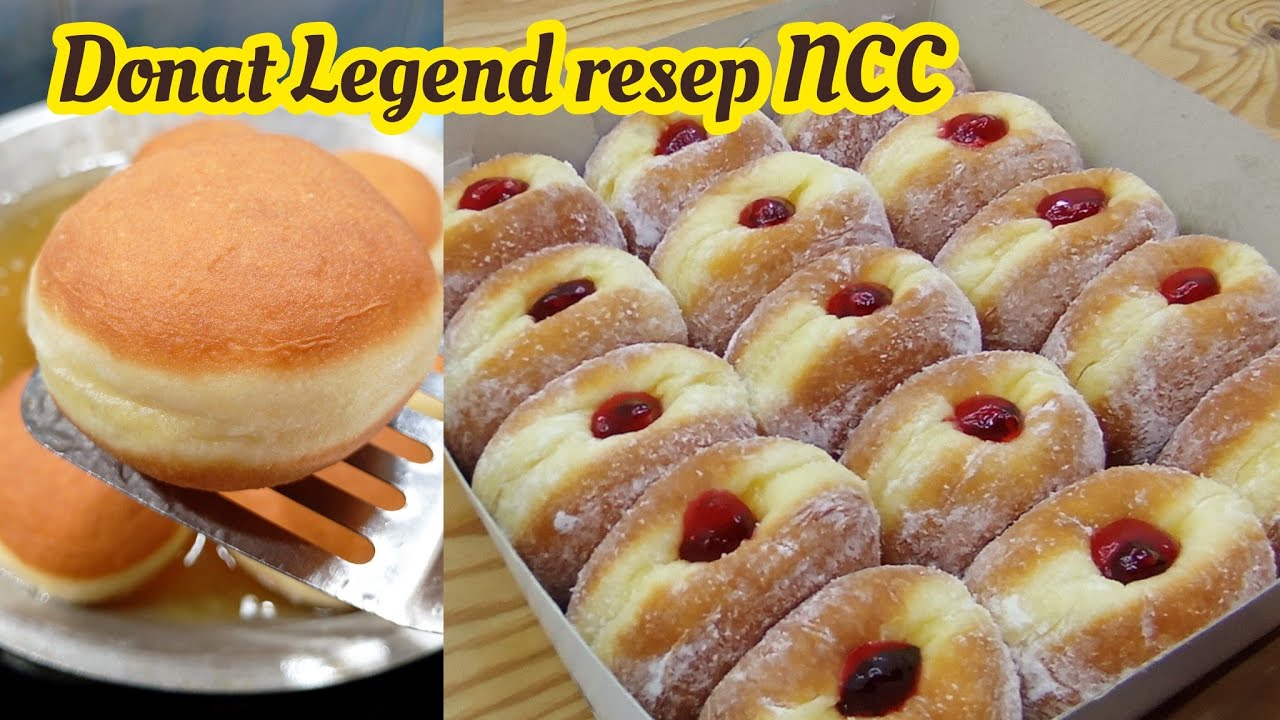 SUMPAH RASANYA GAK KALENG-KALENG, DONAT LEGEND RESEP NCC EMANG THE BEST ...