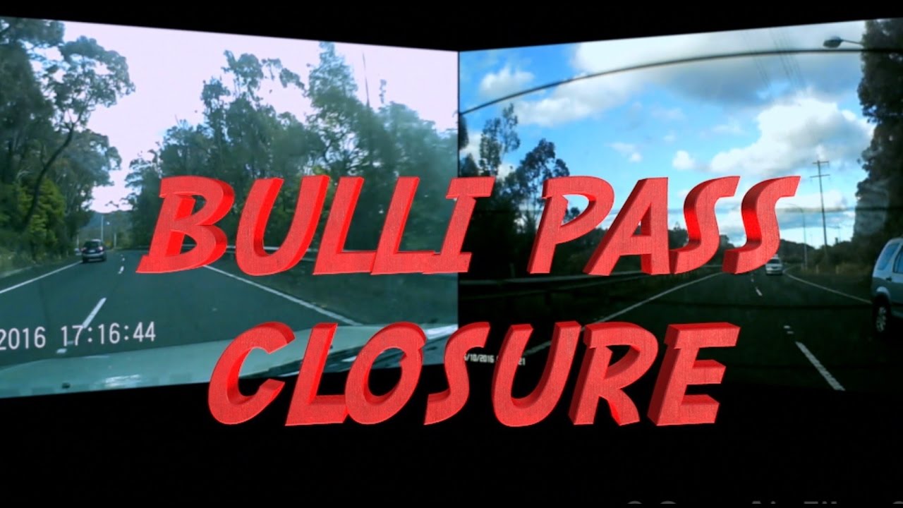 BULLI PASS ROAD CLOSURE - YouTube