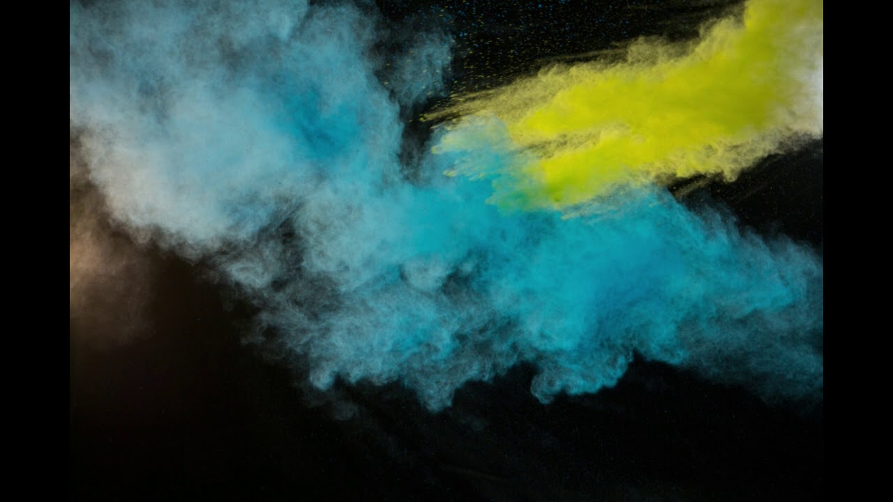 source images for powder paint clouds flythrough - YouTube