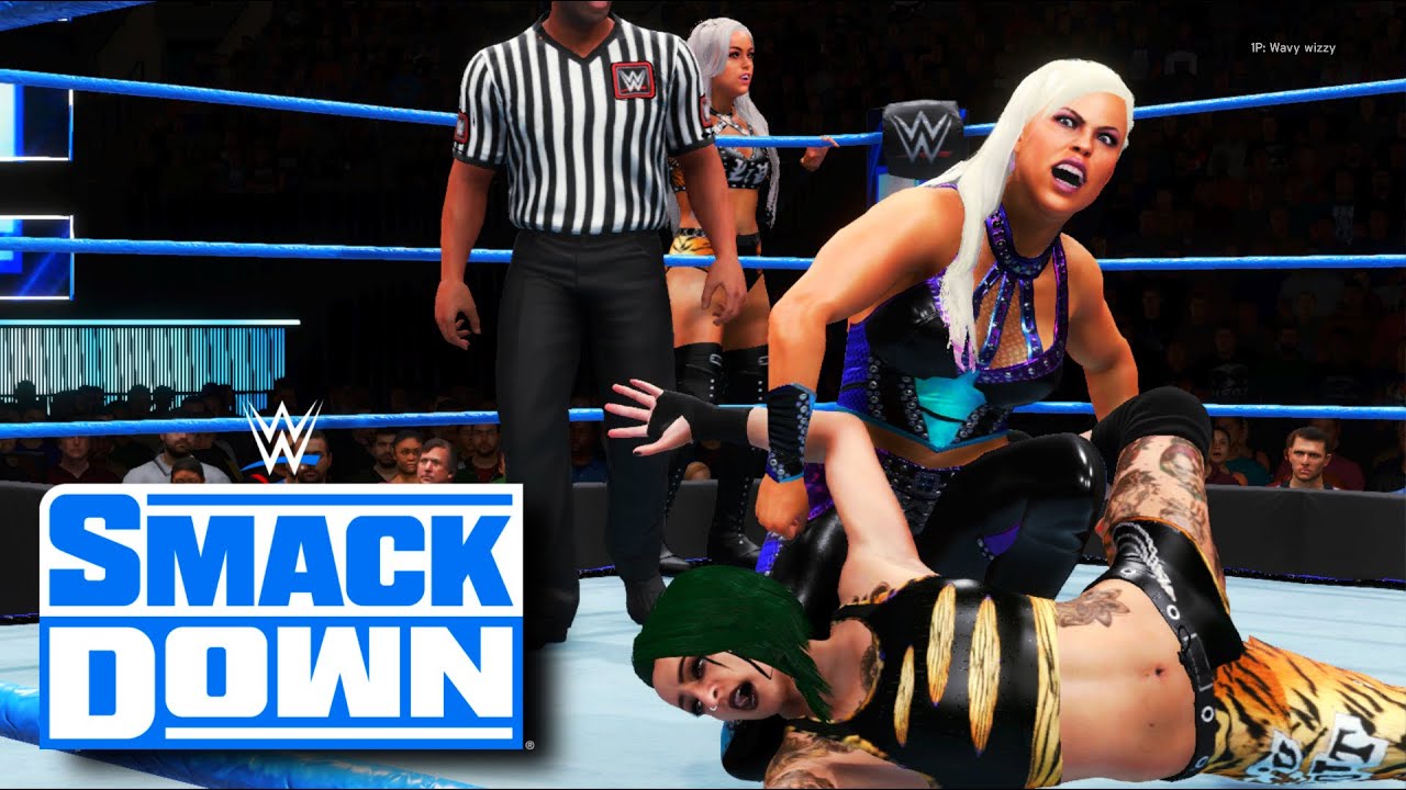 WWE 2K20 THE RIOTT SQUAD VS MANDY ROSE&DANA BROOK| SMACKDOWN LIVE - YouTube