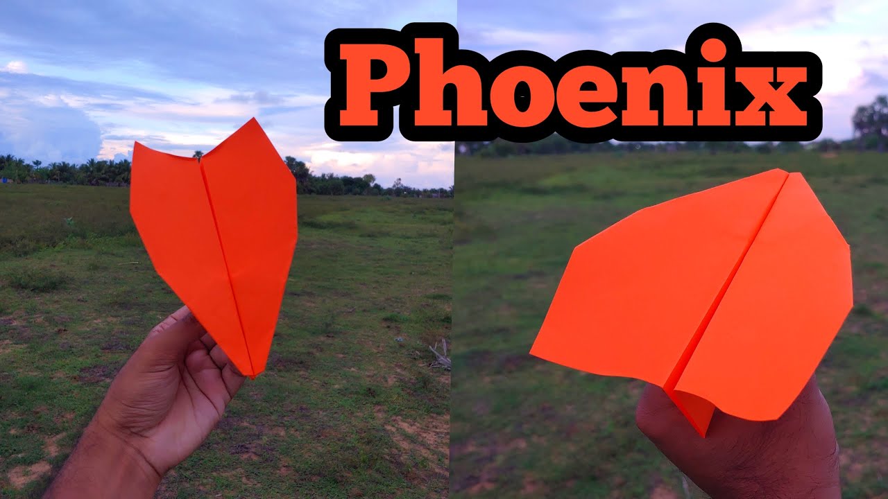 Easy Origami Paper Plane | Phoenix Aircraft | Marki's Origami - YouTube