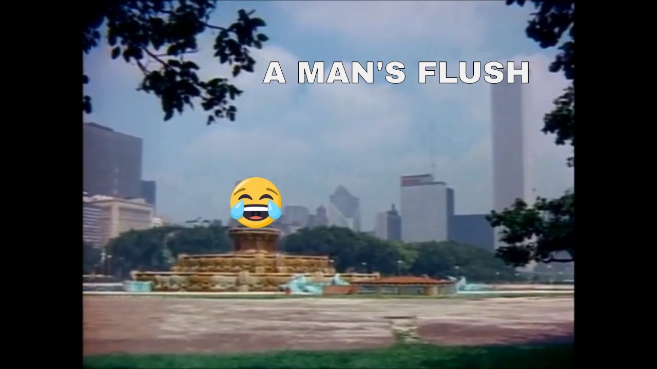 Now, that's a man's flush! - YouTube