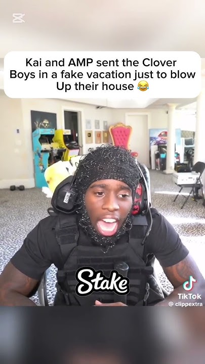 AMP blow up the clover boys House ☠️ #kaicenat #irl #amp - YouTube