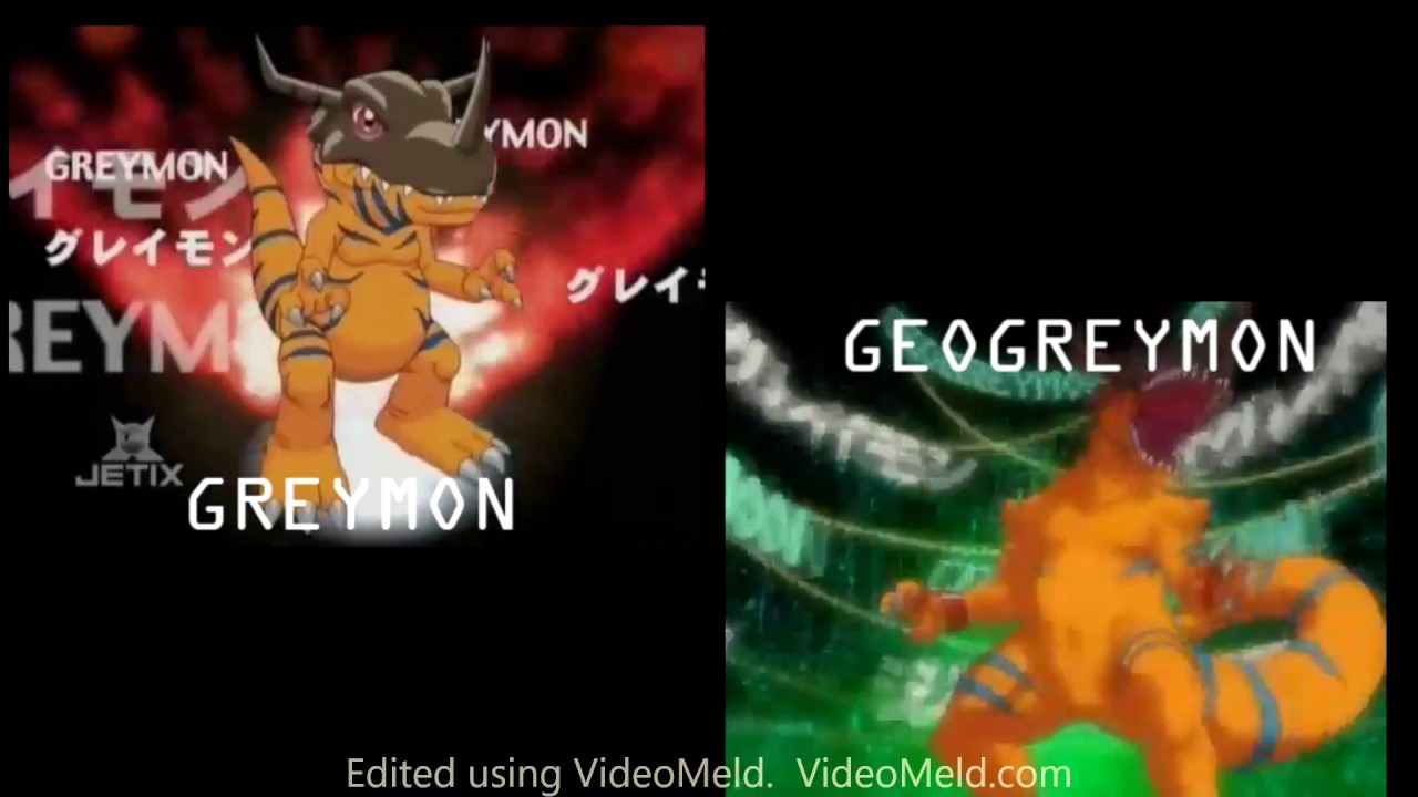 All Greymon evolutions | Digimon Adventure to Xros - YouTube
