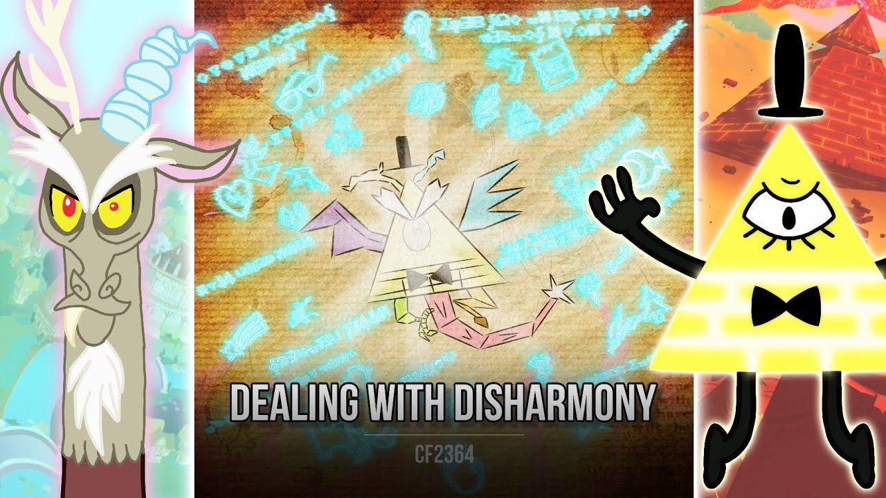 Dealing With Disharmony | Bill Cipher Vs Discord (Gravity Falls Vs My ...