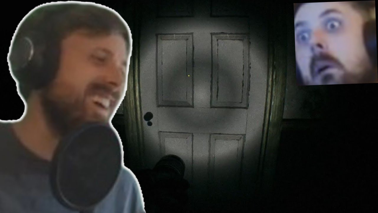 Forsen hears his own scream in a horror game - YouTube