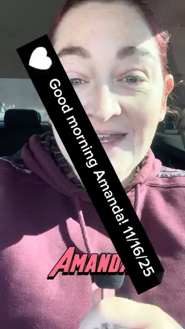 Good morning Amanda! My series to hold myself accountable while ...