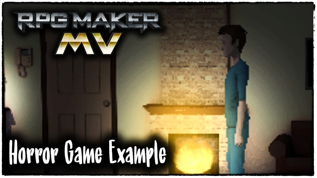 Horror Game in Rpg Maker MV - Early gameplay footage - YouTube