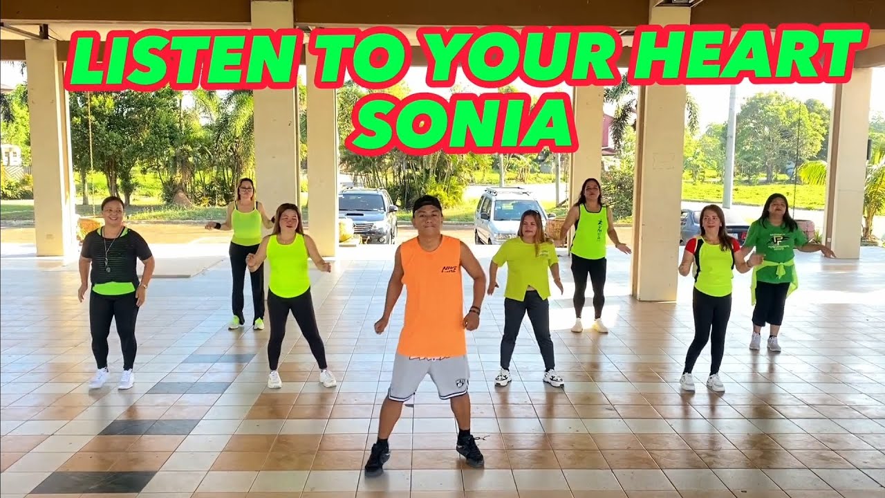 LISTEN TO YOU HEART BY SONIA| REMIX| DANCE WORKOUT| ZUMBA| SMZL LUCENA ...