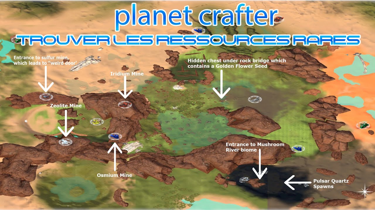 Planet Crafter : Ou trouvez les ressources rare en début de jeu! - YouTube