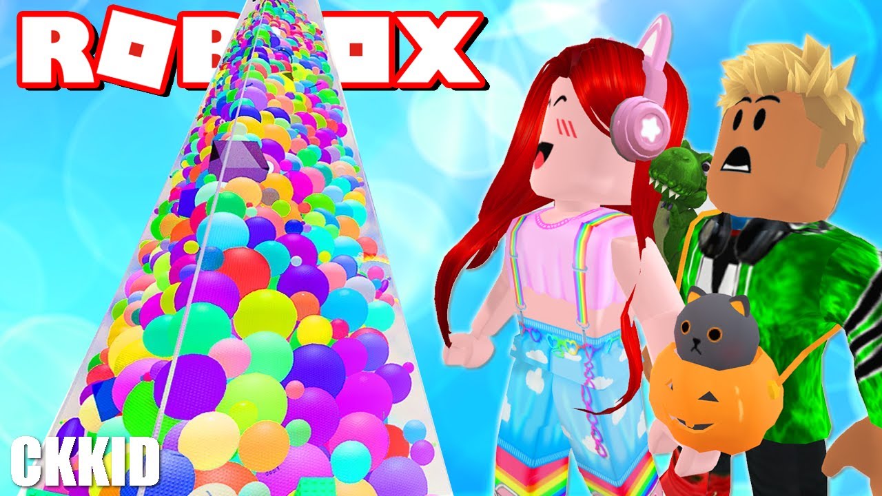 แข่งกระโดดบนหอคอยลูกบอล ใครถึงก่อนชนะ 🌟 TOWER OF BALLS | CKKID - YouTube